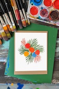 25 Beautiful Hand Painted Christmas Cards Ideas to Inspire Your Creativity