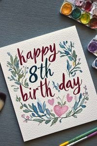 25 Stunning Happy Birthday Drawing Watercolor Ideas for All Ages
