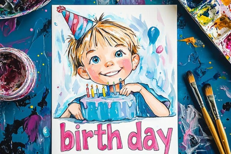 25 Happy Birthday Drawing on Canvas Ideas You’ll Love to Try