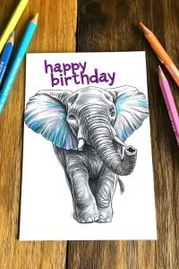 Explore 25 Easy Happy Birthday Drawing Colored Pencil Ideas for All
