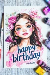 25 Happy Birthday Drawing on Canvas Ideas You’ll Love to Try