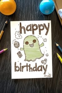 25 Happy Birthday Drawing Colored Pencil Ideas for Every Celebration