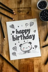 Top 25 Happy Birthday Drawing Sketch Ideas for Kids and Adults