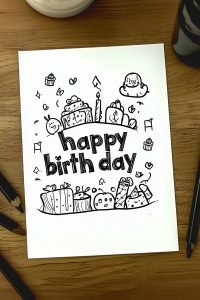 Top 25 Happy Birthday Drawing Sketch Ideas for Kids and Adults