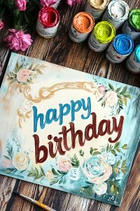 25 Happy Birthday Drawing on Canvas Ideas You’ll Love to Try