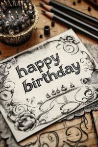 Top 25 Happy Birthday Drawing Sketch Ideas for Kids and Adults