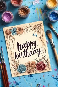 25 Stunning Happy Birthday Drawing Watercolor Ideas for All Ages