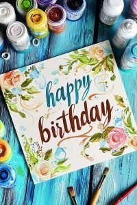 25 Happy Birthday Drawing on Canvas Ideas You’ll Love to Try