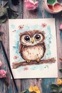 22 Cute Watercolor Drawing Ideas to Spark Your Creativity