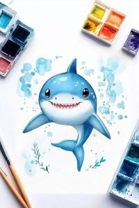 22 Cute Watercolor Drawing Ideas to Spark Your Creativity