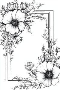 42 Flower Watercolor Painting Templates Printable Ideas for Stunning ...