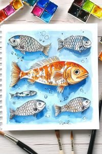 25 Watercolor Drawing Fish Ideas to Inspire Your Artistic Creations