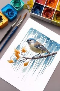 29 Watercolor Drawing Bird Ideas for Stunning Nature-Inspired Artwork