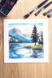 37 Watercolor Sunset Drawing Ideas for Beginners and Pros Alike