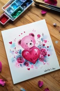 28 Watercolor Valentine Cards Ideas to Inspire Your Romantic Creations