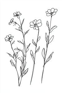 42 Flower Watercolor Painting Templates Printable Ideas for Stunning ...