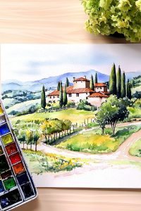 27 Watercolor Drawing Landscape Ideas to Spark Your Creative Journey