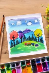 27 Watercolor Drawing Landscape Ideas to Spark Your Creative Journey