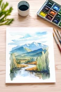 27 Watercolor Drawing Landscape Ideas to Spark Your Creative Journey