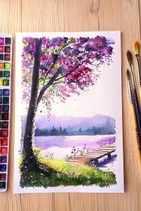 27 Watercolor Drawing Landscape Ideas to Spark Your Creative Journey