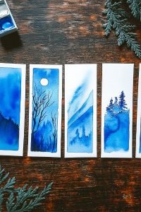 25 Watercolor Bookmarks DIY Ideas to Spark Your Creativity