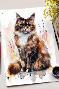 28 Watercolor Cat Painting Ideas to Inspire Your Creative Journey