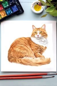 28 Watercolor Cat Painting Ideas to Inspire Your Creative Journey