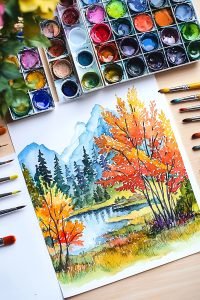 27 Watercolor Drawing Landscape Ideas to Spark Your Creative Journey