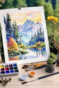 27 Watercolor Drawing Landscape Ideas to Spark Your Creative Journey