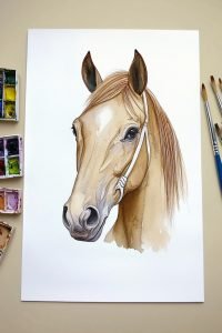 25 Stunning Watercolor Horse Drawing Ideas to Inspire Your Art