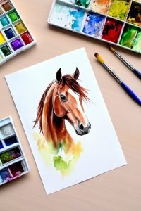 25 Stunning Watercolor Horse Drawing Ideas to Inspire Your Art