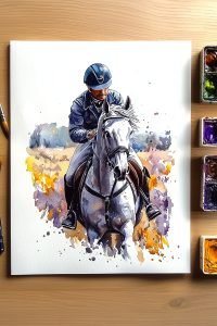 25 Stunning Watercolor Horse Drawing Ideas to Inspire Your Art