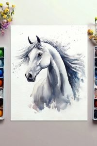 25 Stunning Watercolor Horse Drawing Ideas to Inspire Your Art