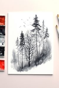 25 Watercolor Trees Painting Ideas That Will Transform Your Art