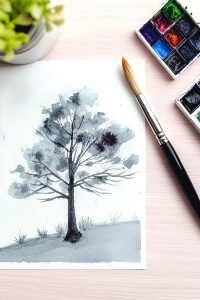 25 Stunning Watercolor Trees Drawing Ideas for Beginners and Experts