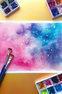 32 Watercolor Galaxy Drawing Ideas to Inspire Your Next Artwork