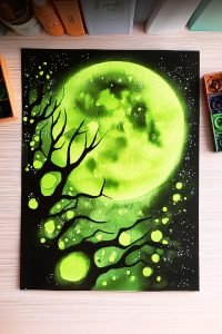 25 Watercolor Moon Easy Drawing Ideas for Relaxing Creative Sessions