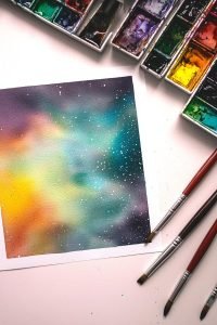 32 Watercolor Galaxy Drawing Ideas to Inspire Your Next Artwork