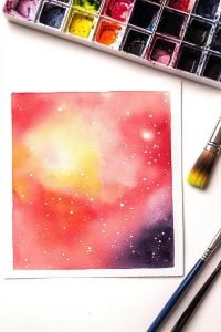 32 Watercolor Galaxy Drawing Ideas to Inspire Your Next Artwork