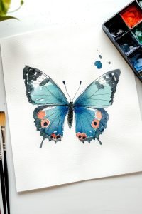 20 Watercolor Butterfly Drawing Ideas You’ll Love for Your Sketchbook