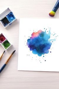 32 Watercolor Galaxy Drawing Ideas to Inspire Your Next Artwork