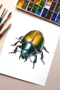 24 Watercolor Insects Drawing Ideas for Stunning and Creative Artwork