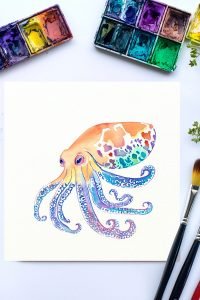 26 Watercolor Ocean Animals Ideas to Inspire Your Next Artwork