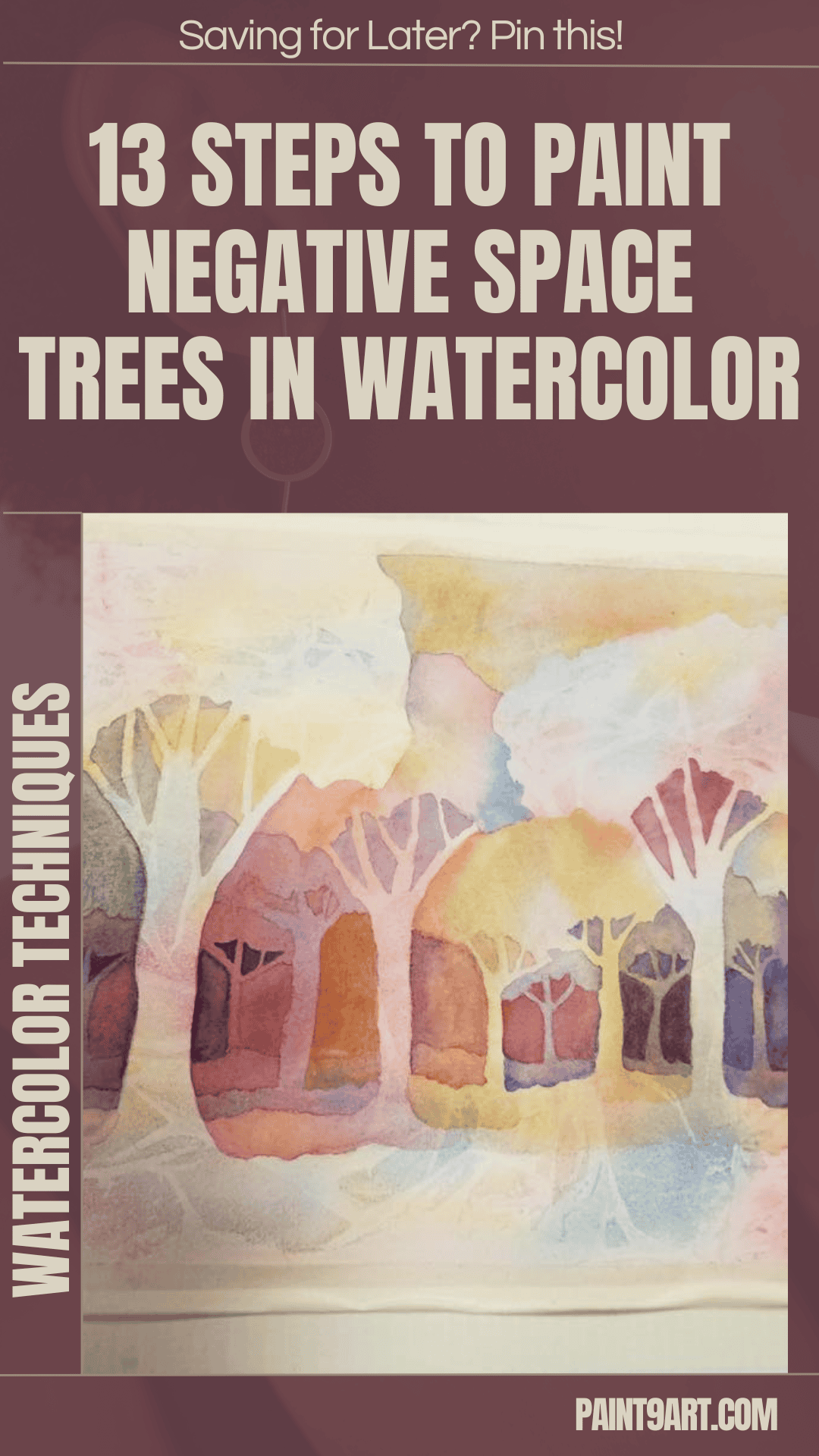 Painting Negative Space Trees
