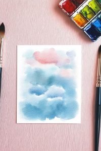 31 Watercolor Clouds Drawing Ideas to Elevate Your Art