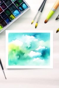 31 Watercolor Clouds Drawing Ideas to Elevate Your Art