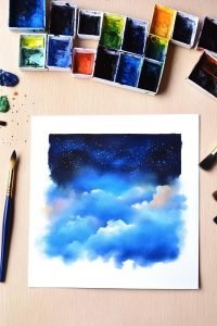 31 Watercolor Clouds Drawing Ideas to Elevate Your Art