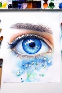 Explore 27 Watercolor Eyes Drawing Ideas for Your Art Journal