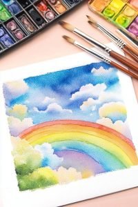 31 Watercolor Clouds Drawing Ideas to Elevate Your Art