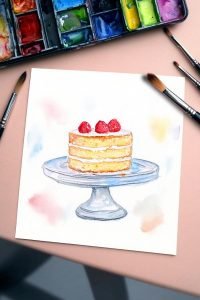 27 Watercolor Cake Drawing Ideas to Inspire Your Sweet Creations